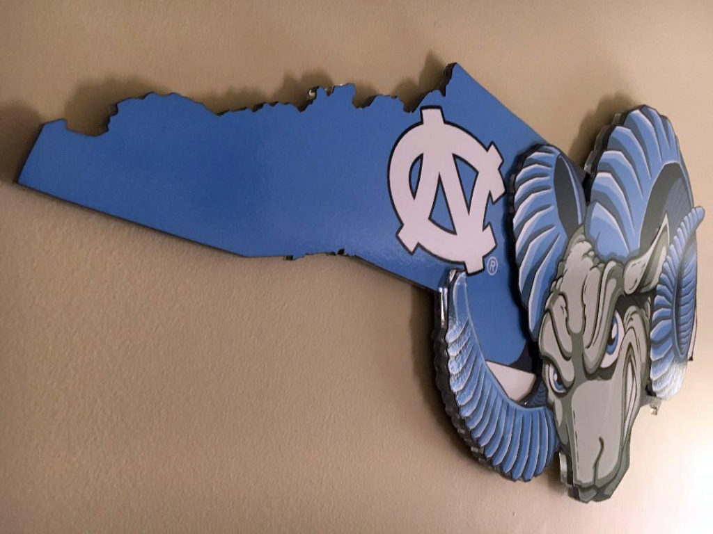 UNC Wall Mount – PVC – RivalCutouts